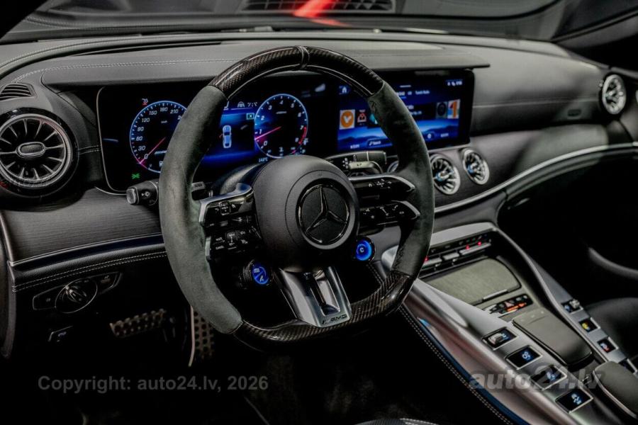 Черный Мерседес AMG GT 2024 в Пярну, объемом двигателя 4.00 л и пробегом 23 тыс. км за 110000 €, фото 24 на AUTOMOTO.COM.LV