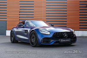 Синий Мерседес AMG GT 2019 в Таллин, объемом двигателя 4.00 л и пробегом 58 тыс. км за 124900 €, фото  на AUTOMOTO.COM.LV