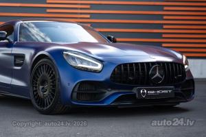Синий Мерседес AMG GT 2019 в Таллин, объемом двигателя 4.00 л и пробегом 58 тыс. км за 124900 €, фото 3 на AUTOMOTO.COM.LV