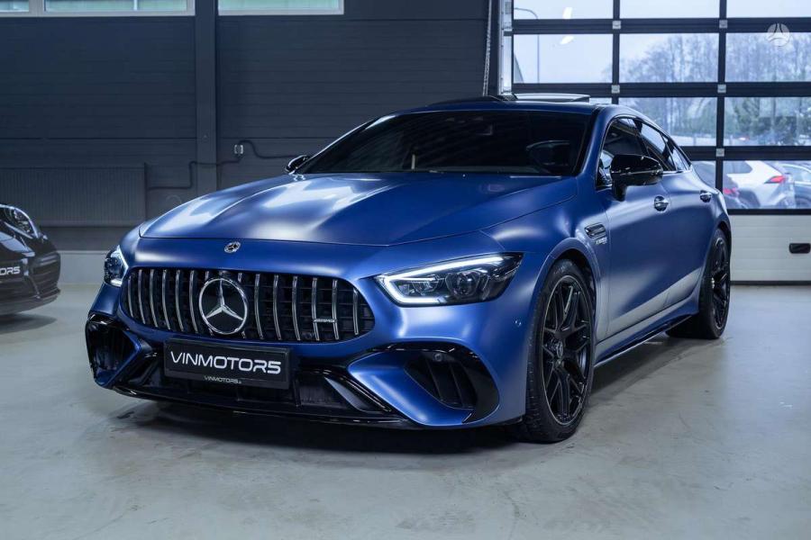 Zils Mercedes-Benz amg-gt 2022 Viļņa, ar dzinēja tilpumu 3.98 L un nobraukumu 46 tūkst. km par 131000 €, foto 1 vietnē AUTOMOTO.COM.LV