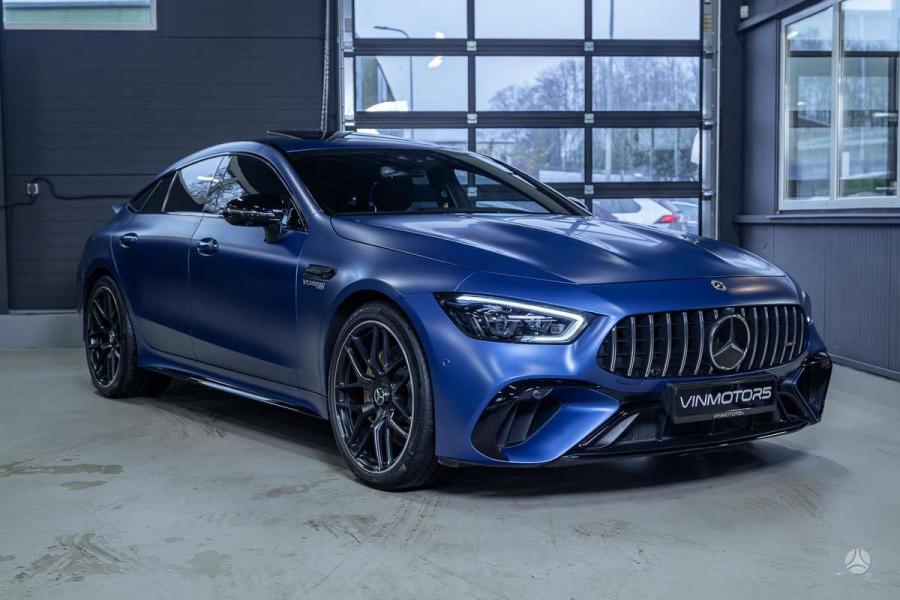 Zils Mercedes-Benz amg-gt 2022 Viļņa, ar dzinēja tilpumu 3.98 L un nobraukumu 46 tūkst. km par 131000 €, foto 4 vietnē AUTOMOTO.COM.LV