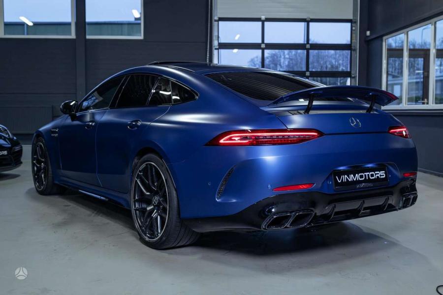 Zils Mercedes-Benz amg-gt 2022 Viļņa, ar dzinēja tilpumu 3.98 L un nobraukumu 46 tūkst. km par 131000 €, foto 5 vietnē AUTOMOTO.COM.LV