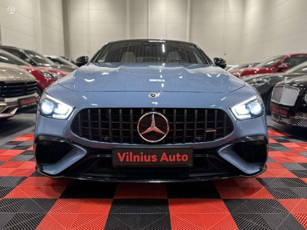 Blue Mercedes-Benz amg-gt 2023 in Vilnius, with an engine capacity of 3.98 L and mileage of 23 thousand km for 129900 €, photo 2 on AUTOMOTO.COM.LV