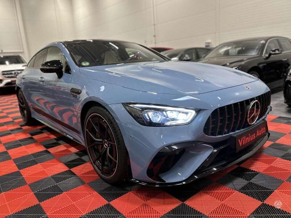 Blue Mercedes-Benz amg-gt 2023 in Vilnius, with an engine capacity of 3.98 L and mileage of 23 thousand km for 129900 €, photo 3 on AUTOMOTO.COM.LV