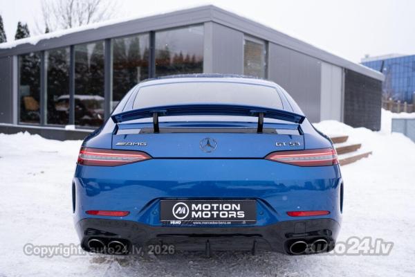 Blue Mercedes-Benz amg-gt 2021 in Tallinn, with an engine capacity of 3.00 L and mileage of 50 thousand km for 69990 €, photo 4 on AUTOMOTO.COM.LV