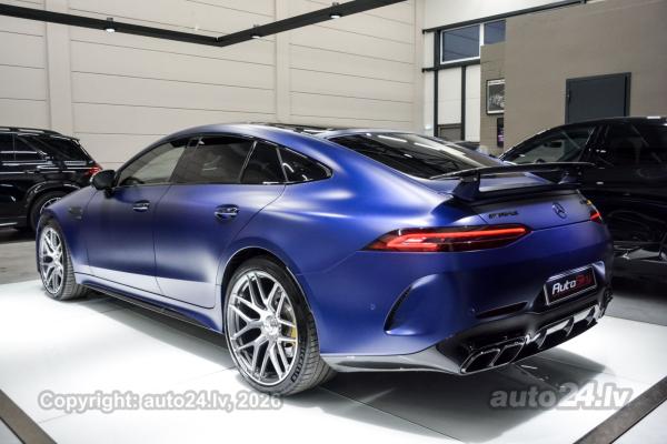 Синий Мерседес AMG GT 2021 в Таллин, объемом двигателя 4.00 л и пробегом 27 тыс. км за 104900 €, фото 4 на AUTOMOTO.COM.LV