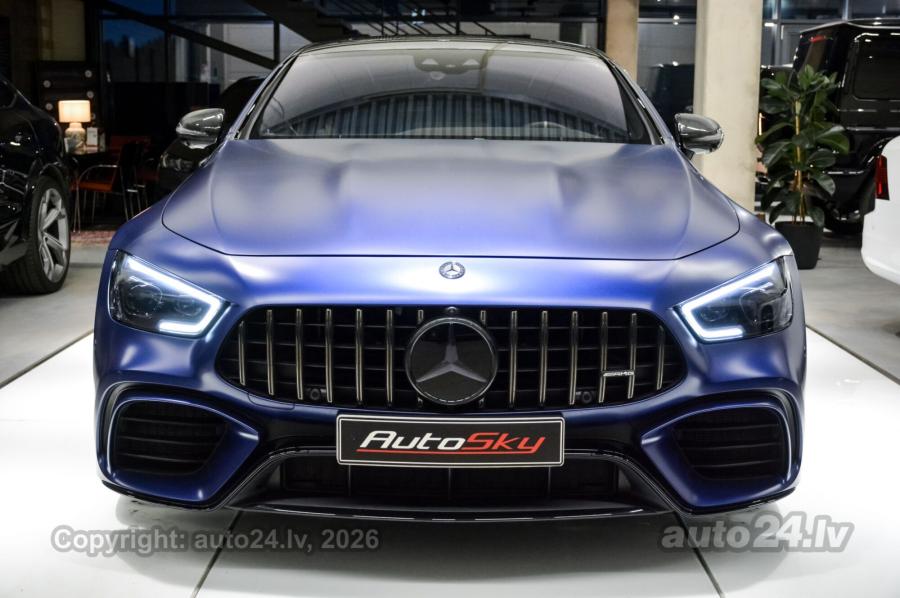 Синий Мерседес AMG GT 2021 в Таллин, объемом двигателя 4.00 л и пробегом 27 тыс. км за 104900 €, фото 6 на AUTOMOTO.COM.LV