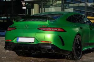 Green Mercedes-Benz amg-gt 2024 in Vilnius, with an engine capacity of 3.98 L and mileage of 8 thousand km for 171000 €, photo 6 on AUTOMOTO.COM.LV