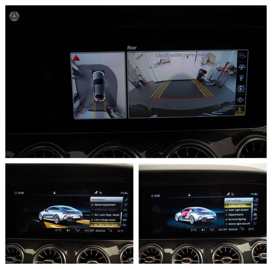 Серый Мерседес AMG GT 2018 в Вильнюс, объемом двигателя 3.98 л и пробегом 59 тыс. км за 89900 €, фото 25 на AUTOMOTO.COM.LV