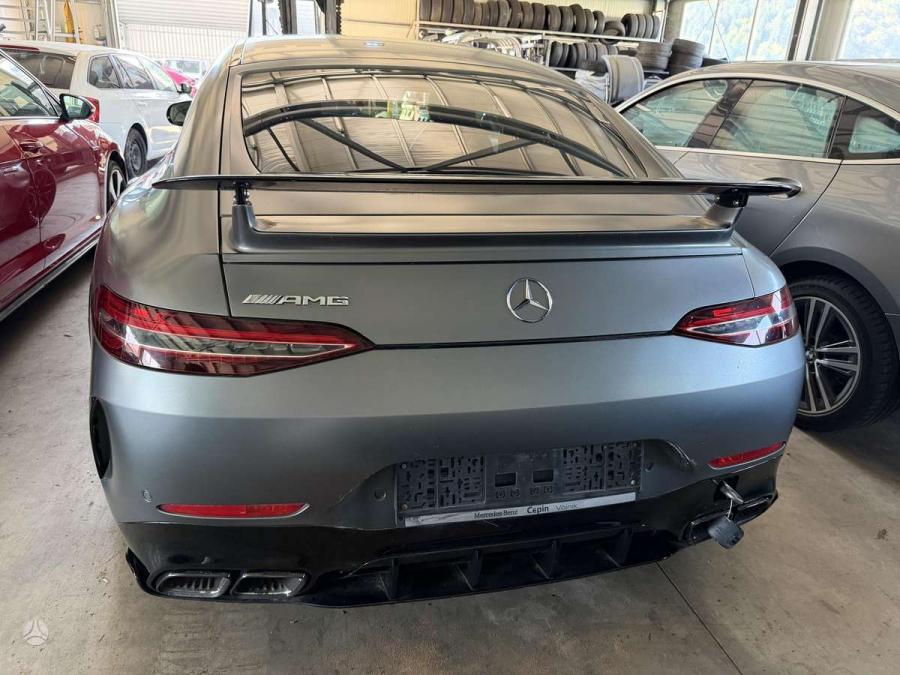 Grey Mercedes-Benz amg-gt 2019 in Marijampole, with an engine capacity of 3.00 L and mileage of 77 thousand km for 28350 €, photo 3 on AUTOMOTO.COM.LV