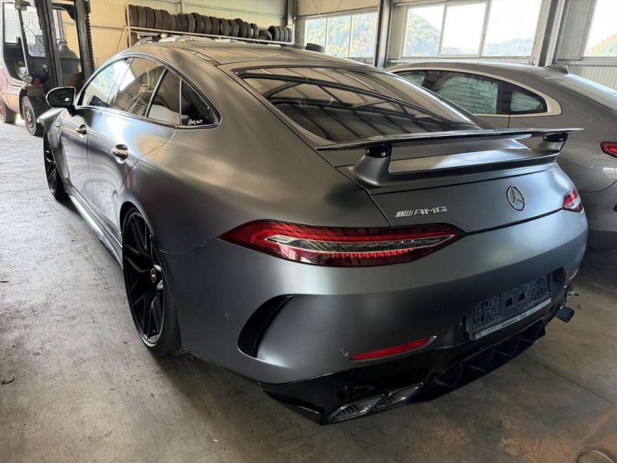 Grey Mercedes-Benz amg-gt 2019 in Marijampole, with an engine capacity of 3.00 L and mileage of 77 thousand km for 28350 €, photo 4 on AUTOMOTO.COM.LV