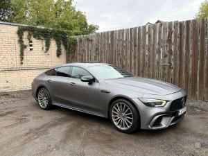 Grey Mercedes-Benz amg-gt 2019 in Kaunas, with an engine capacity of 3.98 L and mileage of 166 thousand km for 35500 €, photo 4 on AUTOMOTO.COM.LV