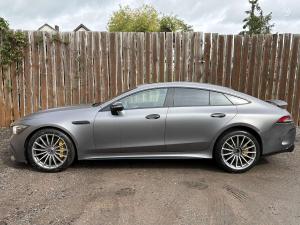 Grey Mercedes-Benz amg-gt 2019 in Kaunas, with an engine capacity of 3.98 L and mileage of 166 thousand km for 35500 €, photo 7 on AUTOMOTO.COM.LV