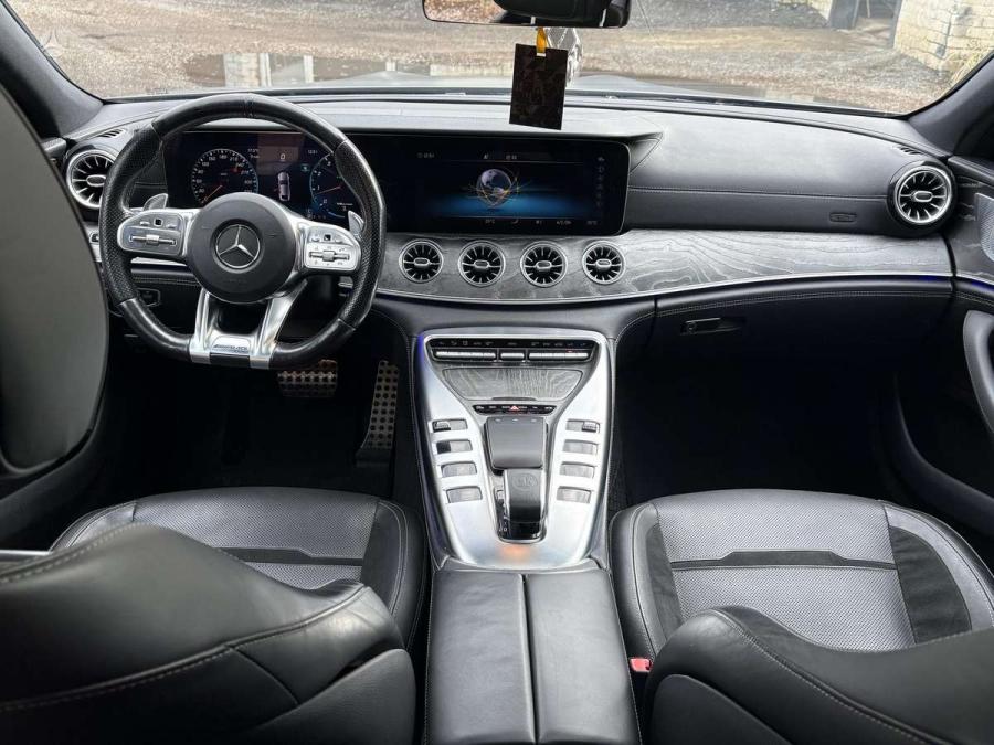 Grey Mercedes-Benz amg-gt 2019 in Kaunas, with an engine capacity of 3.98 L and mileage of 166 thousand km for 35500 €, photo 18 on AUTOMOTO.COM.LV