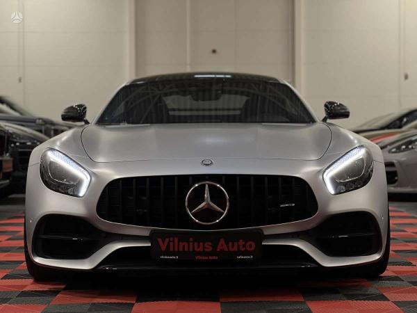 Grey Mercedes-Benz amg-gt 2020 in Vilnius, with an engine capacity of 3.98 L and mileage of 28 thousand km for 96990 €, photo 2 on AUTOMOTO.COM.LV