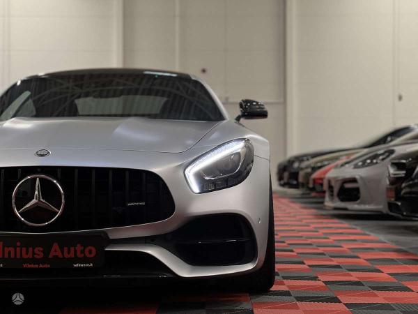 Grey Mercedes-Benz amg-gt 2020 in Vilnius, with an engine capacity of 3.98 L and mileage of 28 thousand km for 96990 €, photo 8 on AUTOMOTO.COM.LV