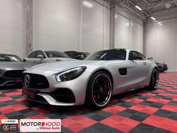 Grey Mercedes-Benz amg-gt 2020 in Vilnius, with an engine capacity of 3.98 L and mileage of 28 thousand km for 96000 €, photo 1 on AUTOMOTO.COM.LV