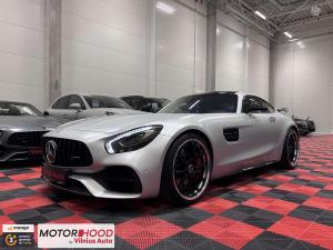 Grey Mercedes-Benz amg-gt 2020 in Vilnius, with an engine capacity of 3.98 L and mileage of 28 thousand km for 96000 €, photo  on AUTOMOTO.COM.LV