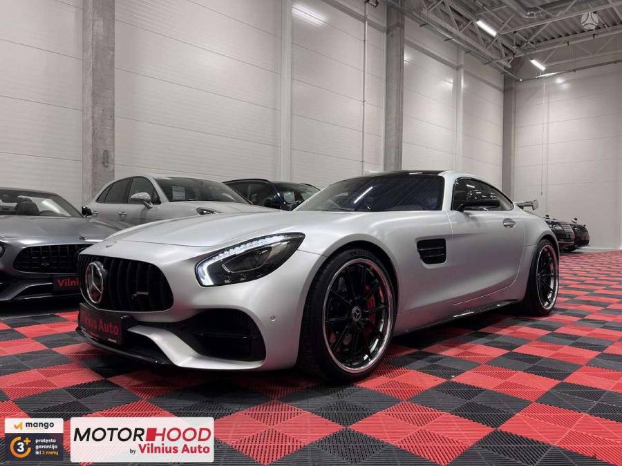Серый Мерседес AMG GT 2020 в Вильнюс, объемом двигателя 3.98 л и пробегом 28 тыс. км за 96000 €, фото 1 на AUTOMOTO.COM.LV