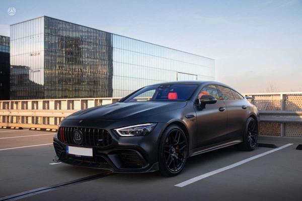 Серый Мерседес AMG GT 2021 в Вильнюс, объемом двигателя 3.98 л и пробегом 25 тыс. км за 117000 €, фото 1 на AUTOMOTO.COM.LV