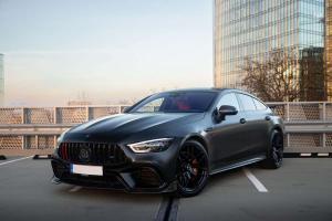 Pelēks Mercedes-Benz amg-gt 2021 Viļņa, ar dzinēja tilpumu 3.98 L un nobraukumu 25 tūkst. km par 117000 €, foto 4 vietnē AUTOMOTO.COM.LV