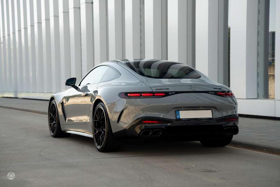 Grey Mercedes-Benz amg-gt 2024 in Vilnius, with an engine capacity of 3.98 L and mileage of 17 thousand km for 167900 €, photo 3 on AUTOMOTO.COM.LV