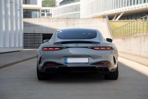 Grey Mercedes-Benz amg-gt 2024 in Vilnius, with an engine capacity of 3.98 L and mileage of 17 thousand km for 167900 €, photo 4 on AUTOMOTO.COM.LV