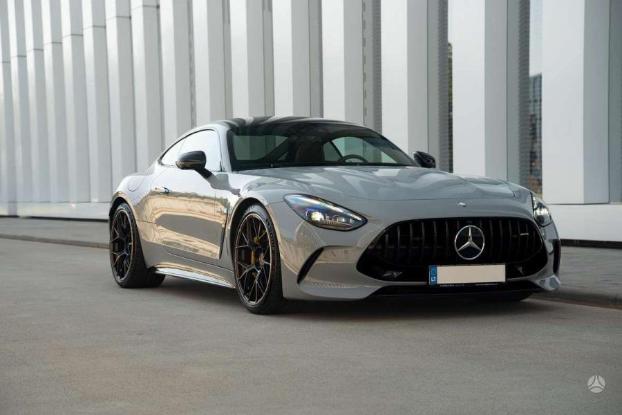 Grey Mercedes-Benz amg-gt 2024 in Vilnius, with an engine capacity of 3.98 L and mileage of 17 thousand km for 167900 €, photo 6 on AUTOMOTO.COM.LV
