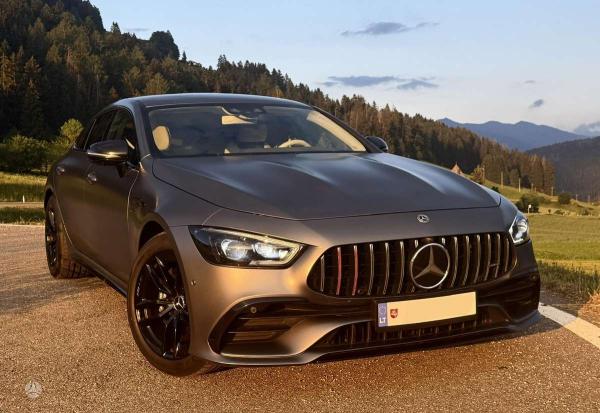 Pelēks Mercedes-Benz amg-gt 2019 Kauņa, ar dzinēja tilpumu 3.00 L un nobraukumu 103 tūkst. km par 54000 €, foto 1 vietnē AUTOMOTO.COM.LV