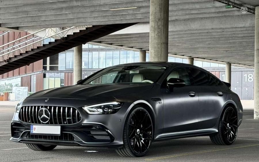 Pelēks Mercedes-Benz amg-gt 2019 Kauņa, ar dzinēja tilpumu 3.00 L un nobraukumu 103 tūkst. km par 54000 €, foto 4 vietnē AUTOMOTO.COM.LV