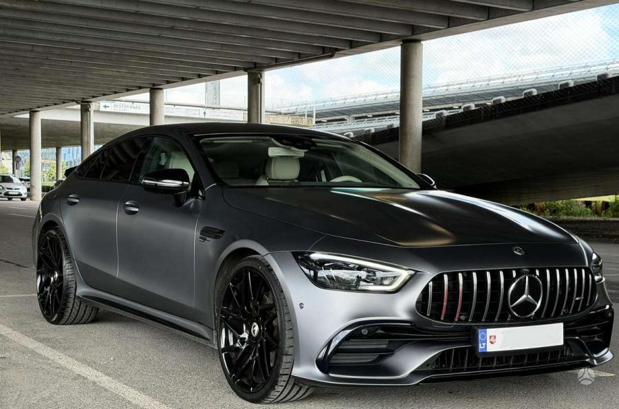 Pelēks Mercedes-Benz amg-gt 2019 Kauņa, ar dzinēja tilpumu 3.00 L un nobraukumu 103 tūkst. km par 54000 €, foto 9 vietnē AUTOMOTO.COM.LV
