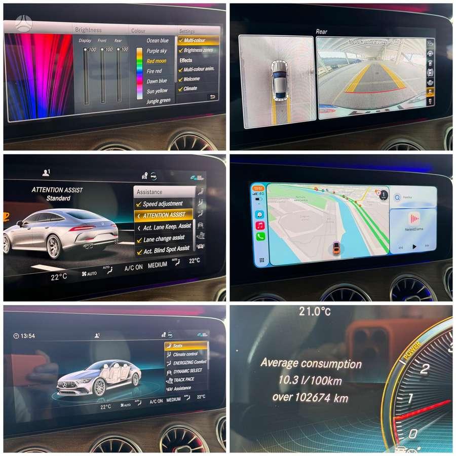 Pelēks Mercedes-Benz amg-gt 2019 Kauņa, ar dzinēja tilpumu 3.00 L un nobraukumu 103 tūkst. km par 54000 €, foto 20 vietnē AUTOMOTO.COM.LV
