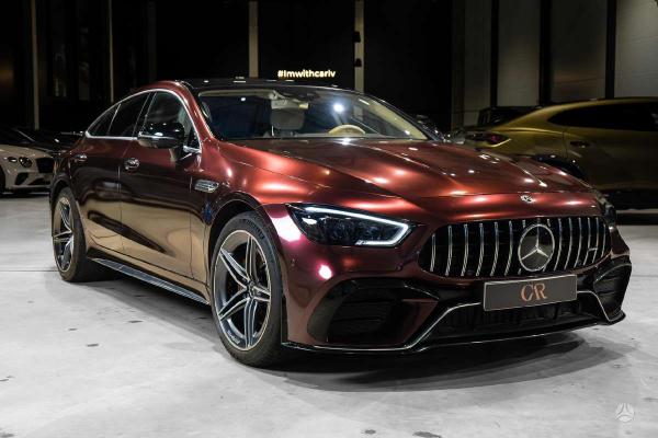 Серый Мерседес AMG GT 2019 в Рига, объемом двигателя 3.00 л и пробегом 70 тыс. км за 64000 €, фото 3 на AUTOMOTO.COM.LV