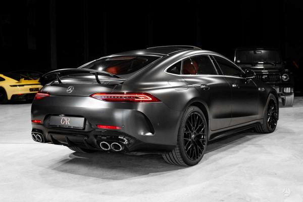 Grey Mercedes-Benz amg-gt 2019 in Riga, with an engine capacity of 3.00 L and mileage of 43 thousand km for 72900 €, photo 4 on AUTOMOTO.COM.LV