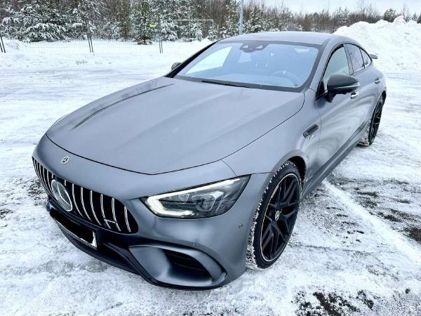 Grey Mercedes-Benz amg-gt 2019 in Vilnius, with an engine capacity of 3.00 L and mileage of 91 thousand km for 65000 €, photo 2 on AUTOMOTO.COM.LV