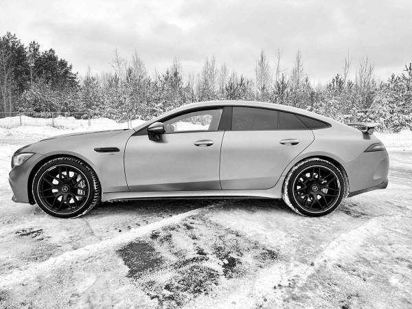 Grey Mercedes-Benz amg-gt 2019 in Vilnius, with an engine capacity of 3.00 L and mileage of 91 thousand km for 65000 €, photo 3 on AUTOMOTO.COM.LV