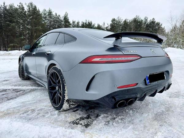 Grey Mercedes-Benz amg-gt 2019 in Vilnius, with an engine capacity of 3.00 L and mileage of 91 thousand km for 65000 €, photo 4 on AUTOMOTO.COM.LV