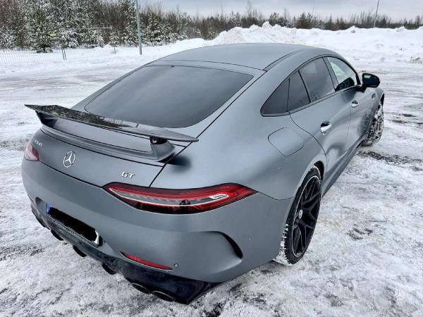 Grey Mercedes-Benz amg-gt 2019 in Vilnius, with an engine capacity of 3.00 L and mileage of 91 thousand km for 65000 €, photo 8 on AUTOMOTO.COM.LV
