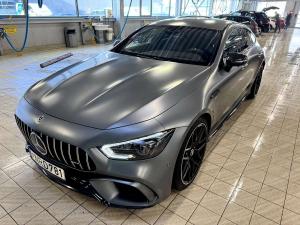Grey Mercedes-Benz amg-gt 2019 in Vilnius, with an engine capacity of 3.00 L and mileage of 91 thousand km for 65000 €, photo 2 on AUTOMOTO.COM.LV