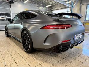 Grey Mercedes-Benz amg-gt 2019 in Vilnius, with an engine capacity of 3.00 L and mileage of 91 thousand km for 65000 €, photo 5 on AUTOMOTO.COM.LV