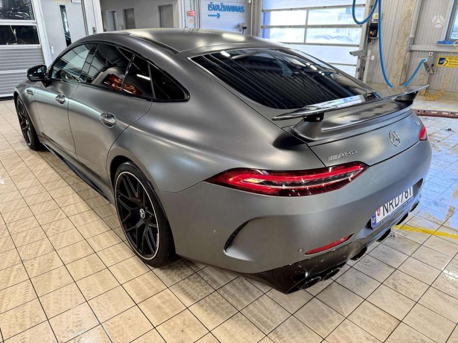 Grey Mercedes-Benz amg-gt 2019 in Vilnius, with an engine capacity of 3.00 L and mileage of 91 thousand km for 65000 €, photo 6 on AUTOMOTO.COM.LV
