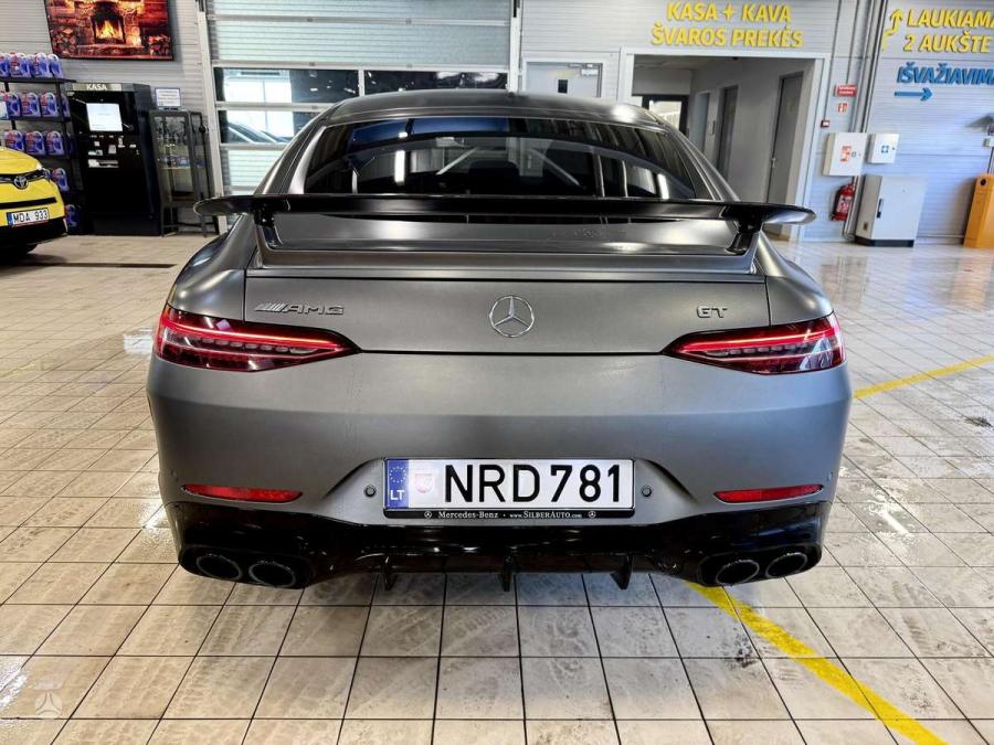 Grey Mercedes-Benz amg-gt 2019 in Vilnius, with an engine capacity of 3.00 L and mileage of 91 thousand km for 65000 €, photo 7 on AUTOMOTO.COM.LV