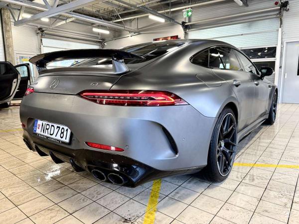 Grey Mercedes-Benz amg-gt 2019 in Vilnius, with an engine capacity of 3.00 L and mileage of 91 thousand km for 65000 €, photo 8 on AUTOMOTO.COM.LV