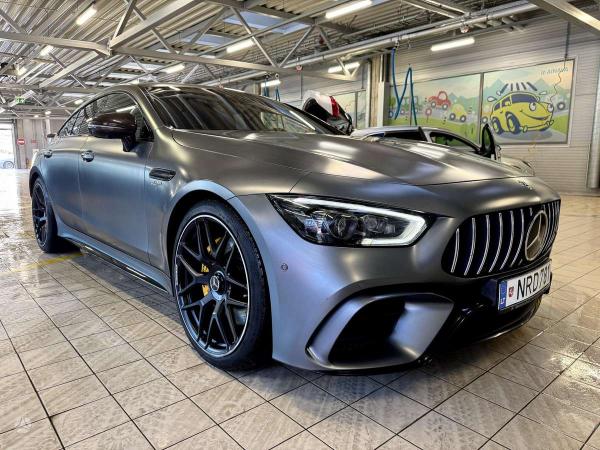 Grey Mercedes-Benz amg-gt 2019 in Vilnius, with an engine capacity of 3.00 L and mileage of 91 thousand km for 65000 €, photo 10 on AUTOMOTO.COM.LV