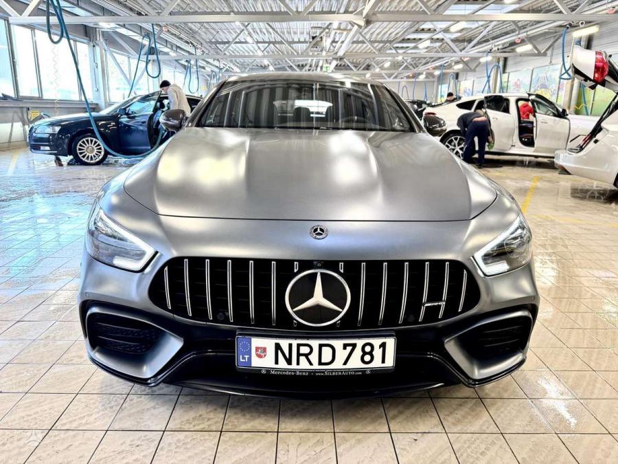 Grey Mercedes-Benz amg-gt 2019 in Vilnius, with an engine capacity of 3.00 L and mileage of 91 thousand km for 65000 €, photo 12 on AUTOMOTO.COM.LV