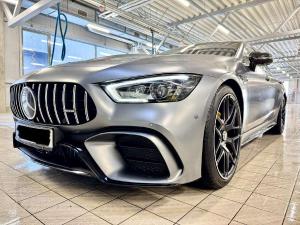 Серый Мерседес AMG GT 2019 в Вильнюс, объемом двигателя 3.00 л и пробегом 91 тыс. км за 65000 €, фото  на AUTOMOTO.COM.LV