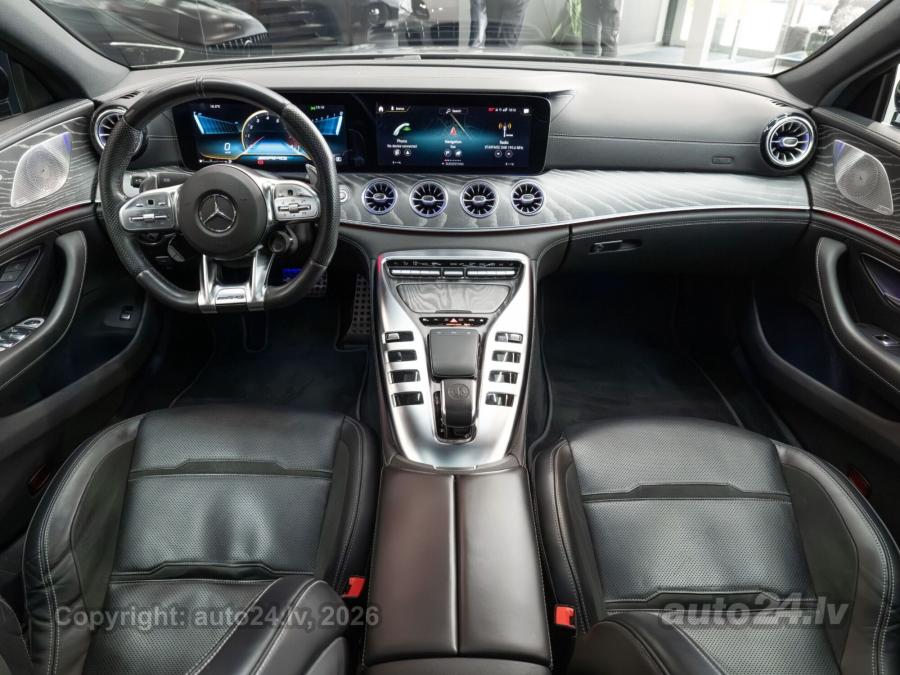 Grey Mercedes-Benz amg-gt 2021 in Tallinn, with an engine capacity of 3.00 L and mileage of 42 thousand km for 93900 €, photo 10 on AUTOMOTO.COM.LV