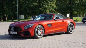 Красный Мерседес AMG GT 2019 в Плунге, объемом двигателя 3.98 л и пробегом 55 тыс. км за 77000 €, фото 12 на AUTOMOTO.COM.LV