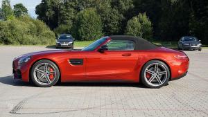Красный Мерседес AMG GT 2019 в Плунге, объемом двигателя 3.98 л и пробегом 55 тыс. км за 77000 €, фото 15 на AUTOMOTO.COM.LV