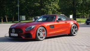 Красный Мерседес AMG GT 2019 в Плунге, объемом двигателя 3.98 л и пробегом 55 тыс. км за 77000 €, фото 12 на AUTOMOTO.COM.LV